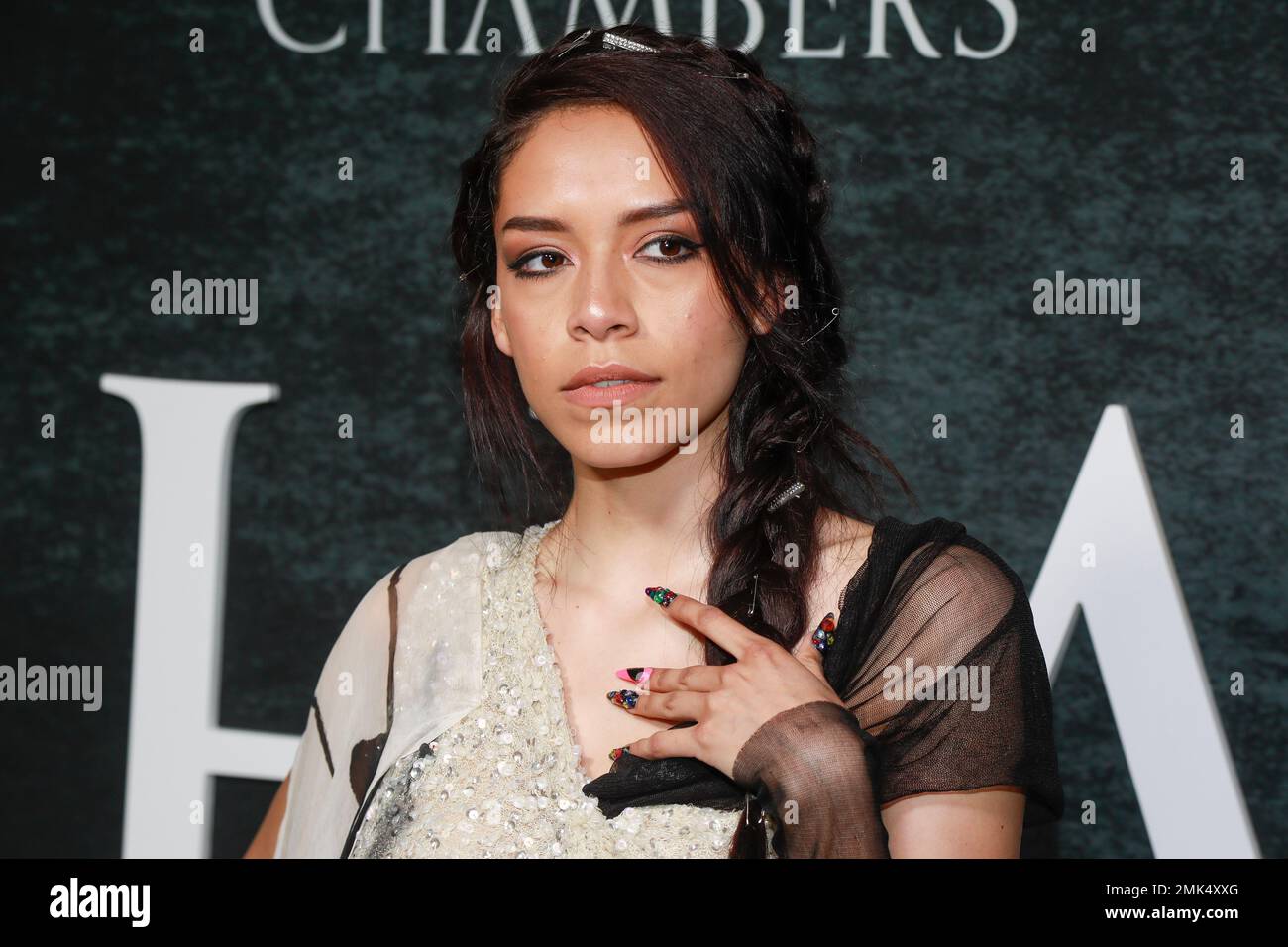 Sivan Alyra Rose attends the season one premiere of Netflix's "Chambers ...