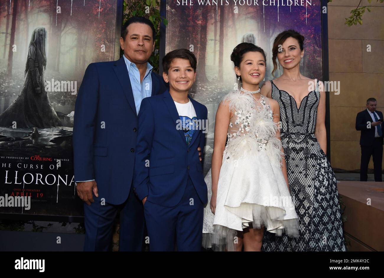 Raymond Cruz, from left, Roman Christou, Jaynee-Lynne Kinchen and Linda ...