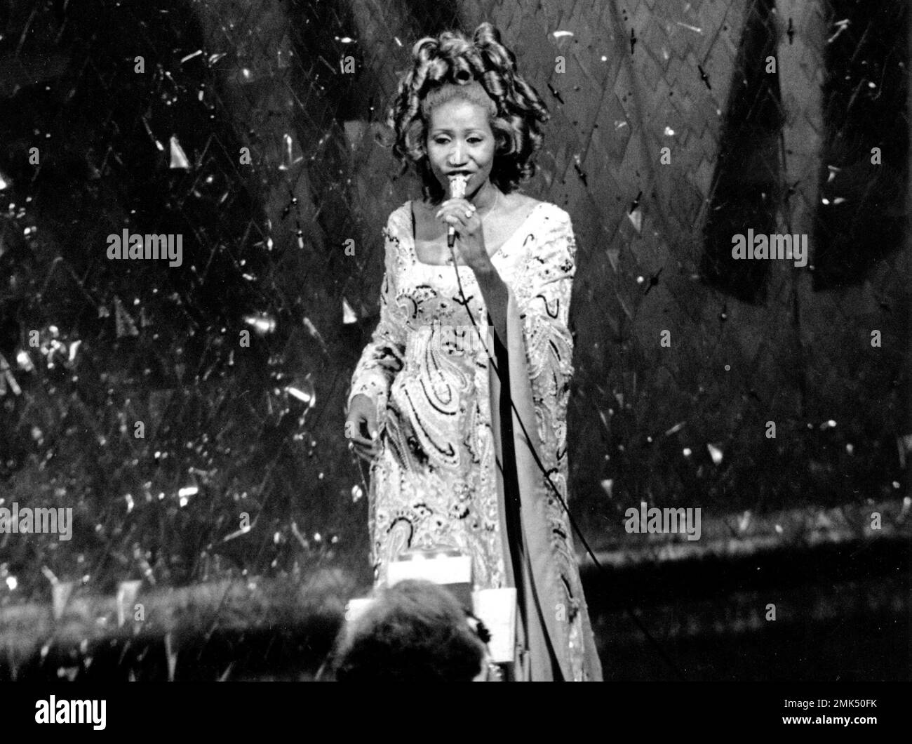 FILE - In this April 8, 1975 file photo, singer Aretha Franklin ...