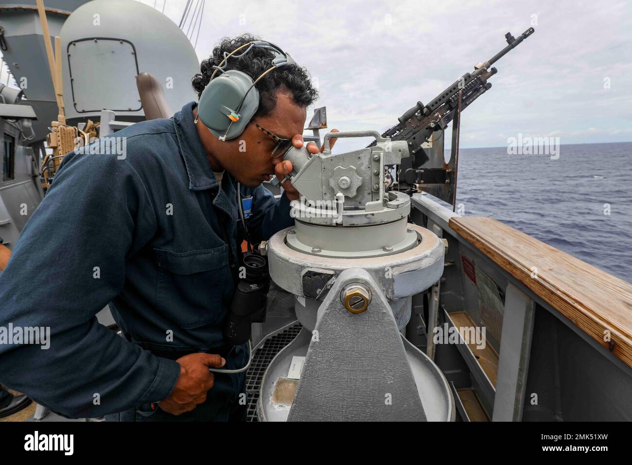 SOUTH CHINA SEA (Sept. 5, 2022) Seaman Francisco Pagansanchez, from ...