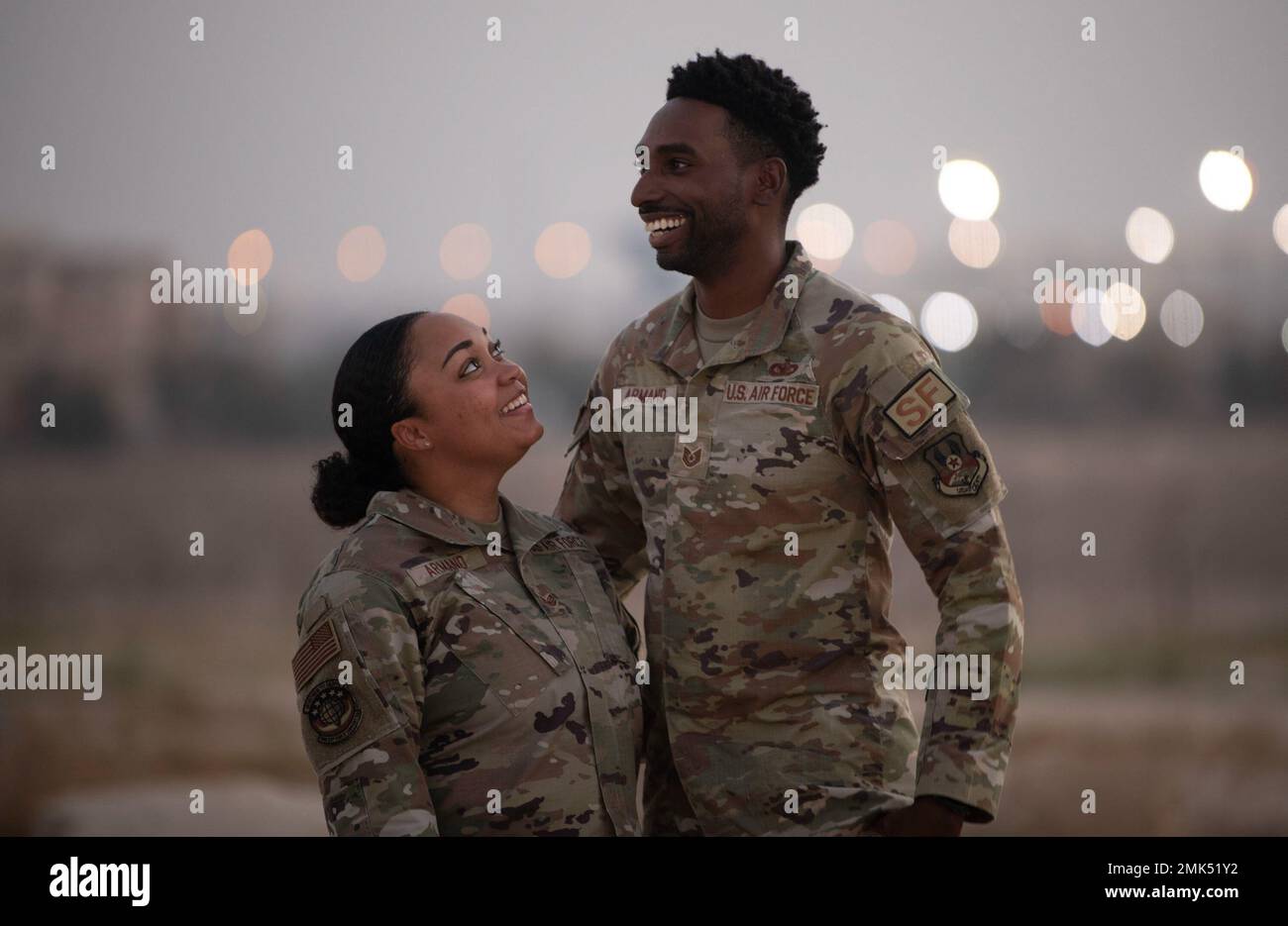 U.S. Air Force Technical Sgt. Vashard Armand, 386th Expeditionary Security Forces Squadron NCOIC ...