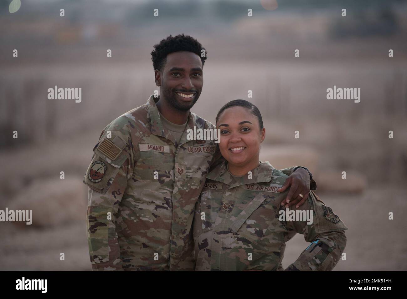 U.S. Air Force Technical Sgt. Vashard Armand, 386th Expeditionary Security Forces Squadron NCOIC ...