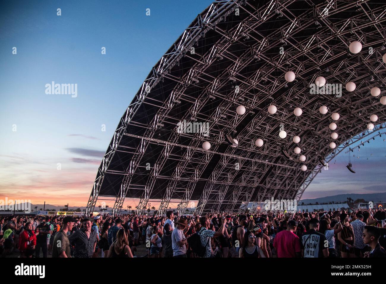 Festival goers attend the Coachella Music & Arts Festival at the Empire ...