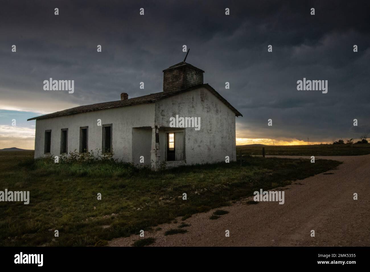 Old church landscape in New Mexico Stock Photo - Alamy