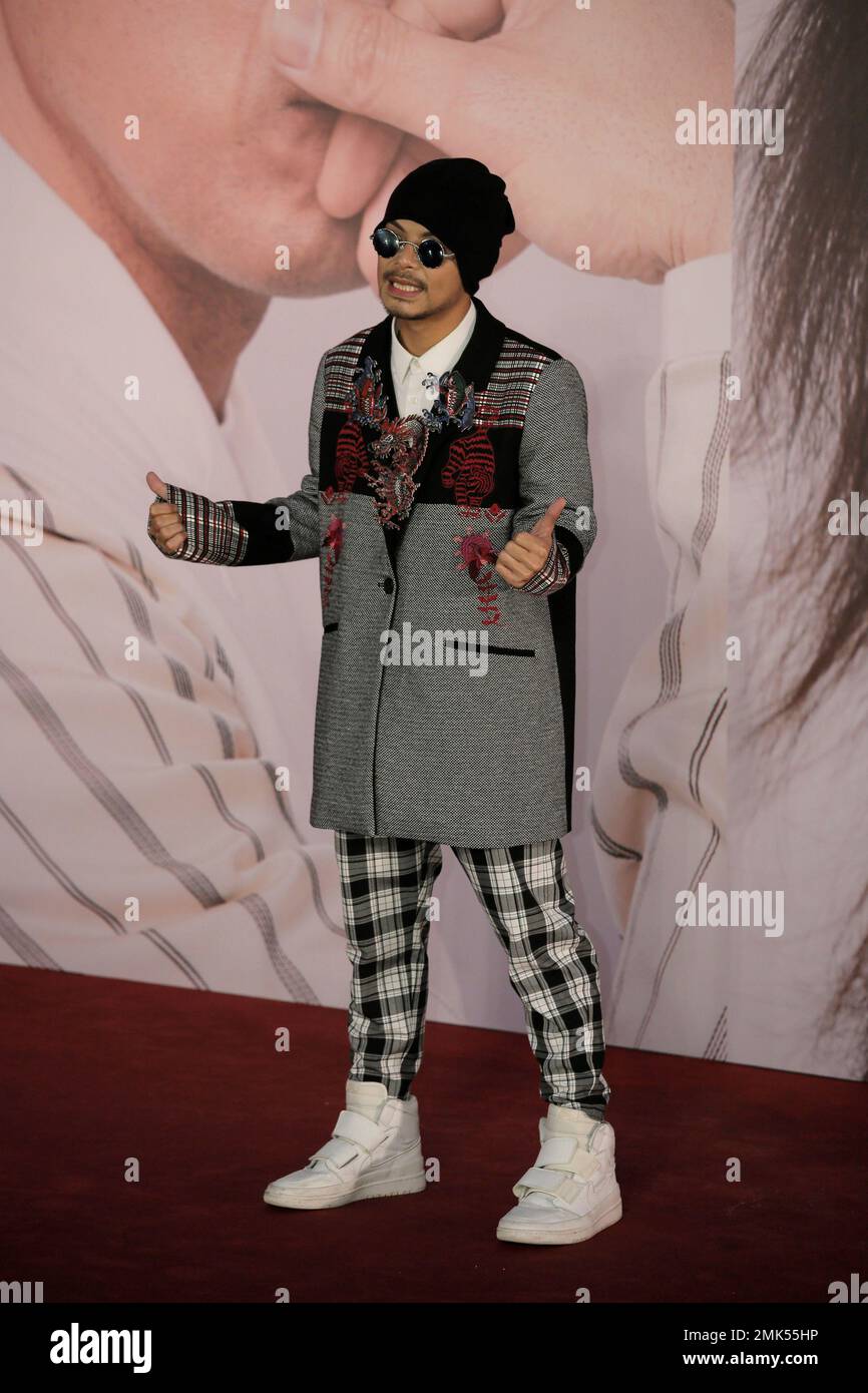 Malaysia singer Namewee poses on the red carpet of the Hong Kong Film ...
