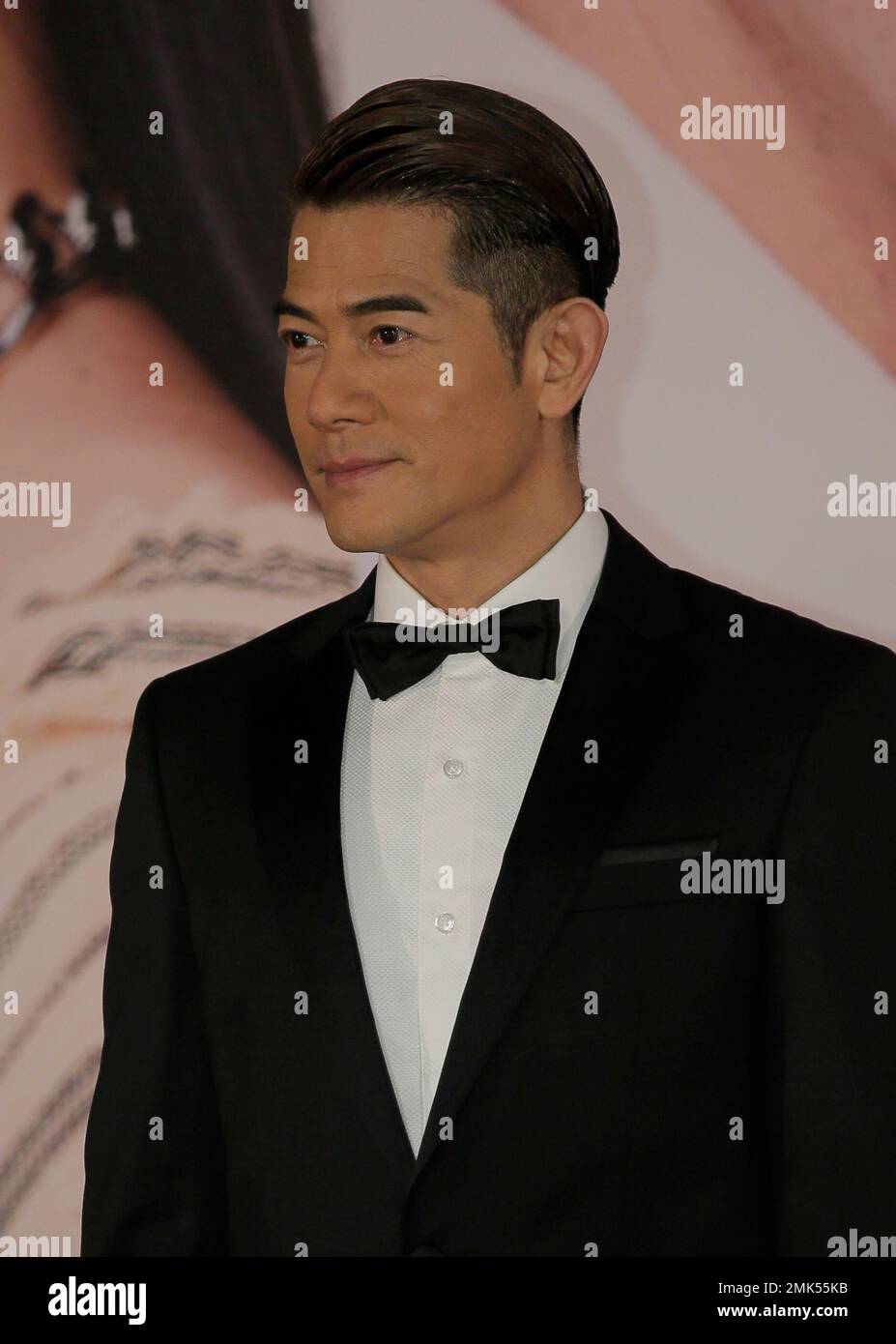 Hong Kong actor Aaron Kwok poses on the red carpet of the Hong Kong ...