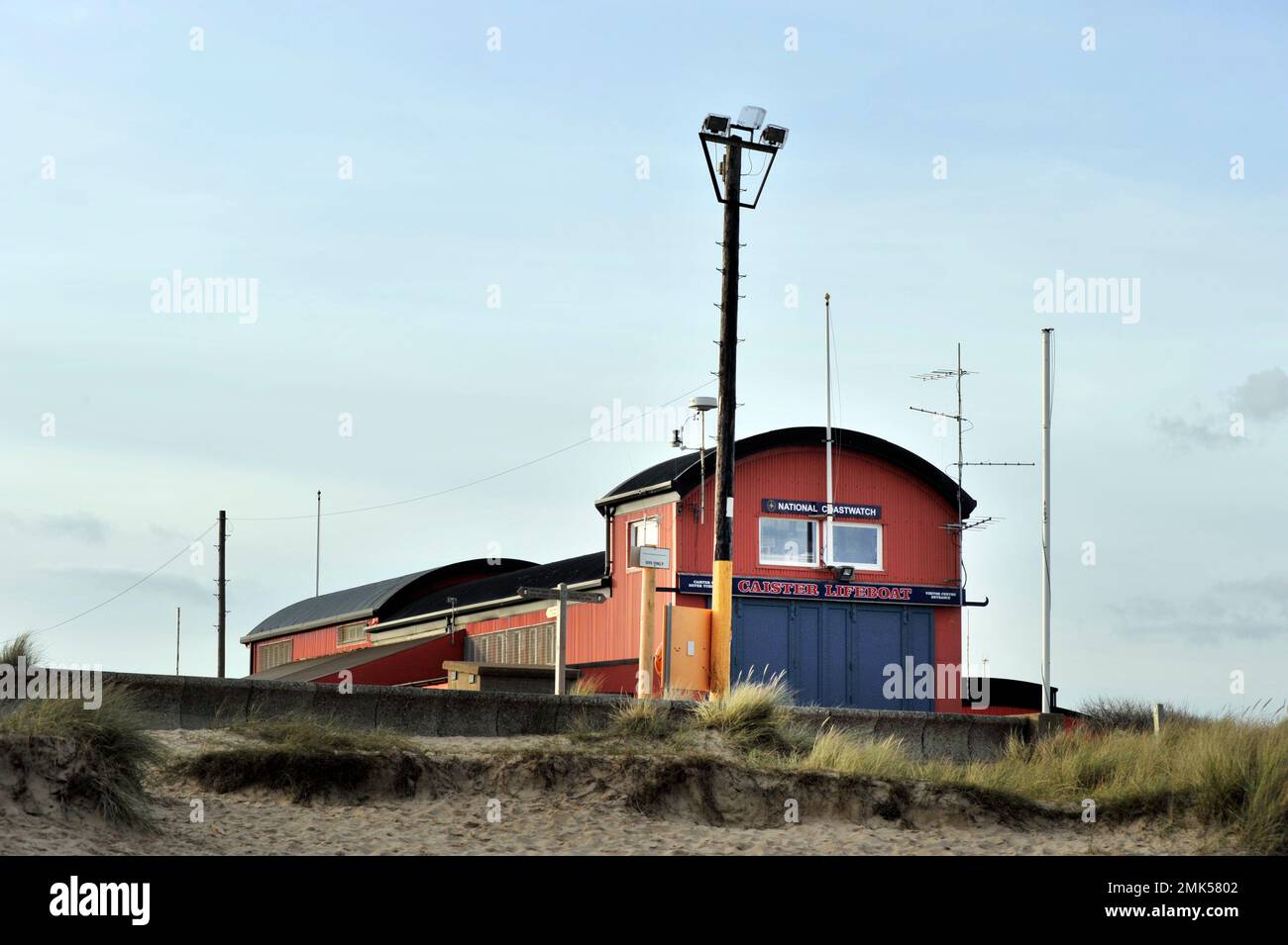 caister lifeboat station caister norfollk england Stock Photo - Alamy