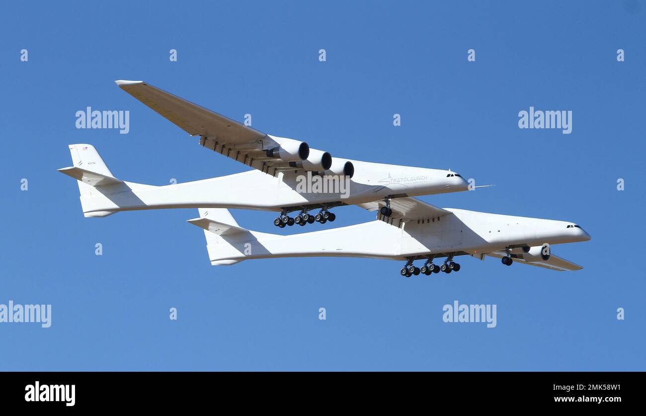Stratolaunch, a giant six-engine aircraft with the world’s longest ...