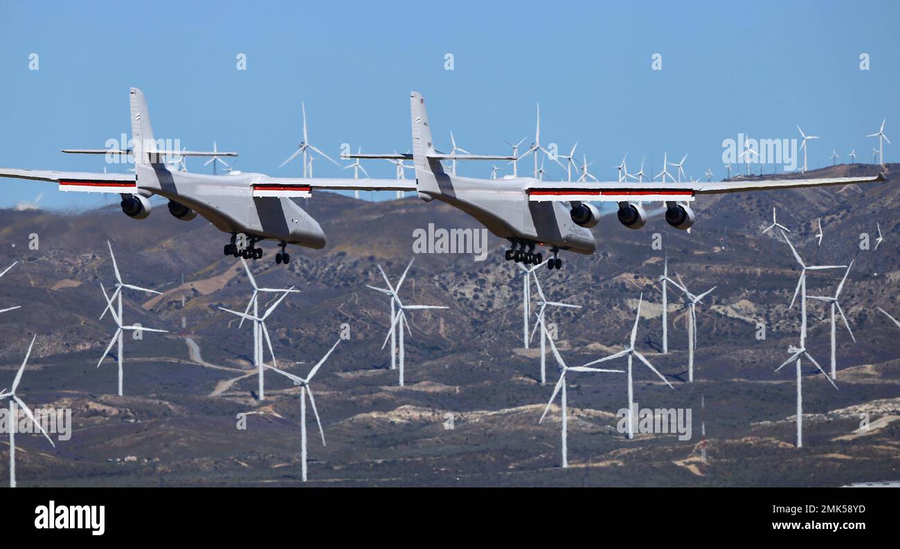 Stratolaunch, a giant six-engine aircraft with the world’s longest ...