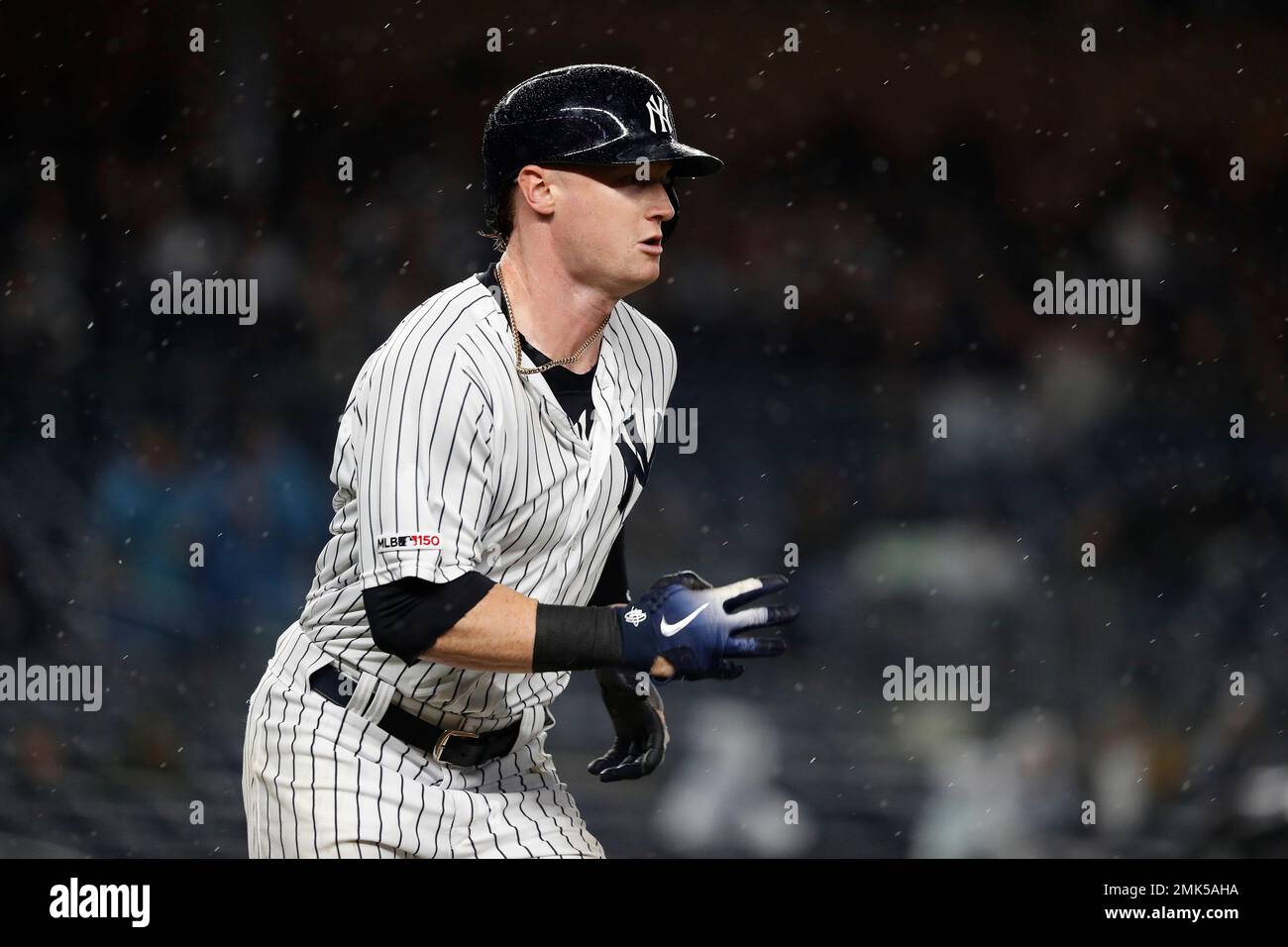 New York Yankees Clint Frazier during a baseball game against the ...