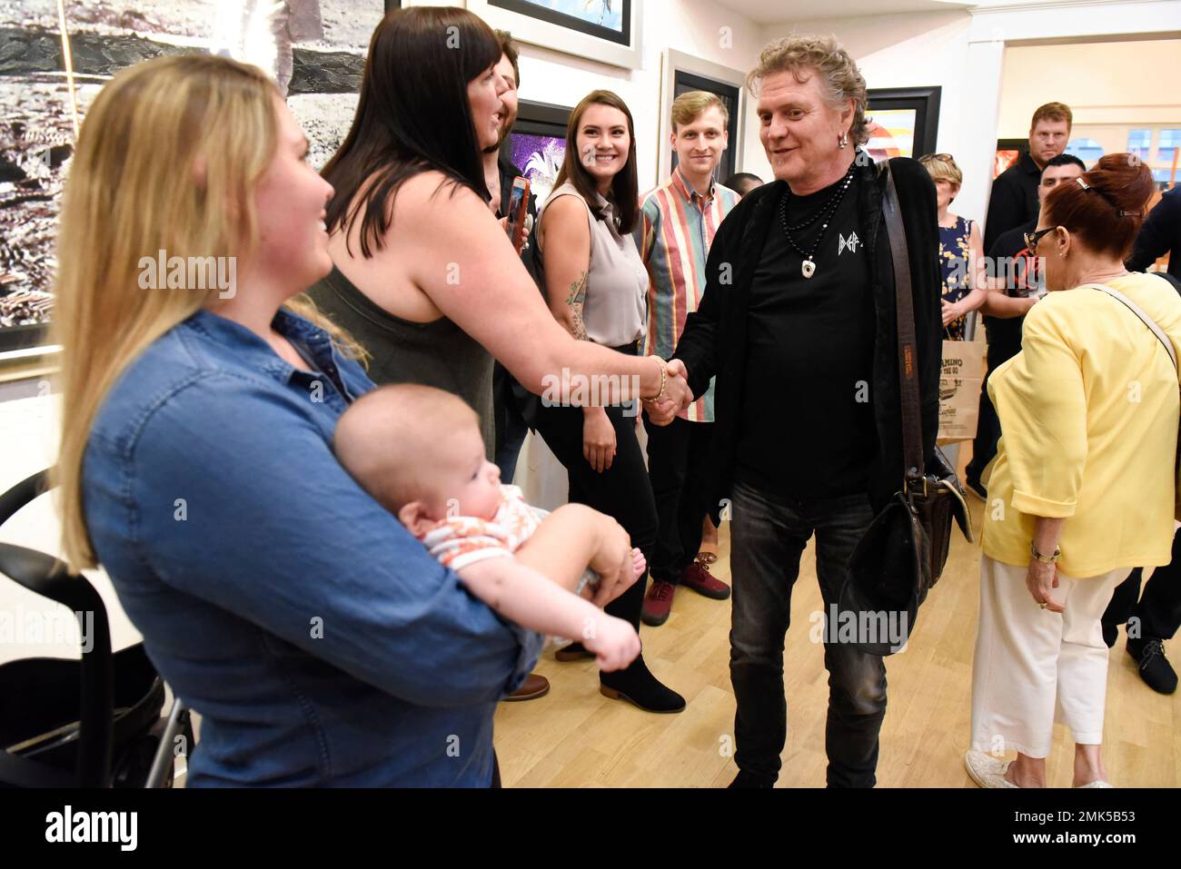 Rick Allen attends 'Rick Allen: Angels and Icons" Exhibition at ...