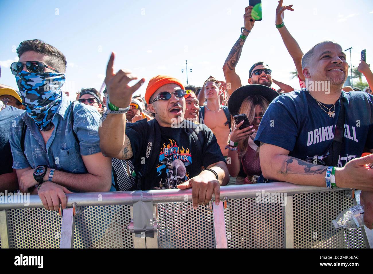 Festival goers attend the Coachella Music & Arts Festival at the Empire ...