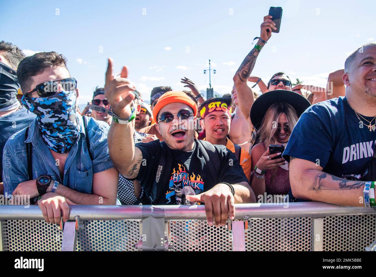 Festival goers attend the Coachella Music & Arts Festival at the Empire ...