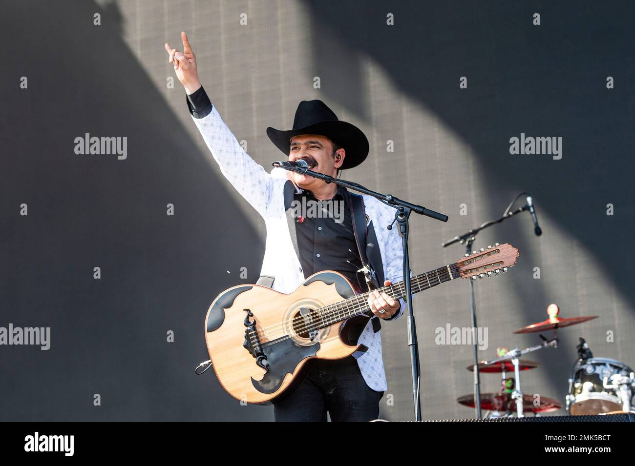 Mario Quintero Lara of Los Tucanes de Tijuana performs the Coachella ...