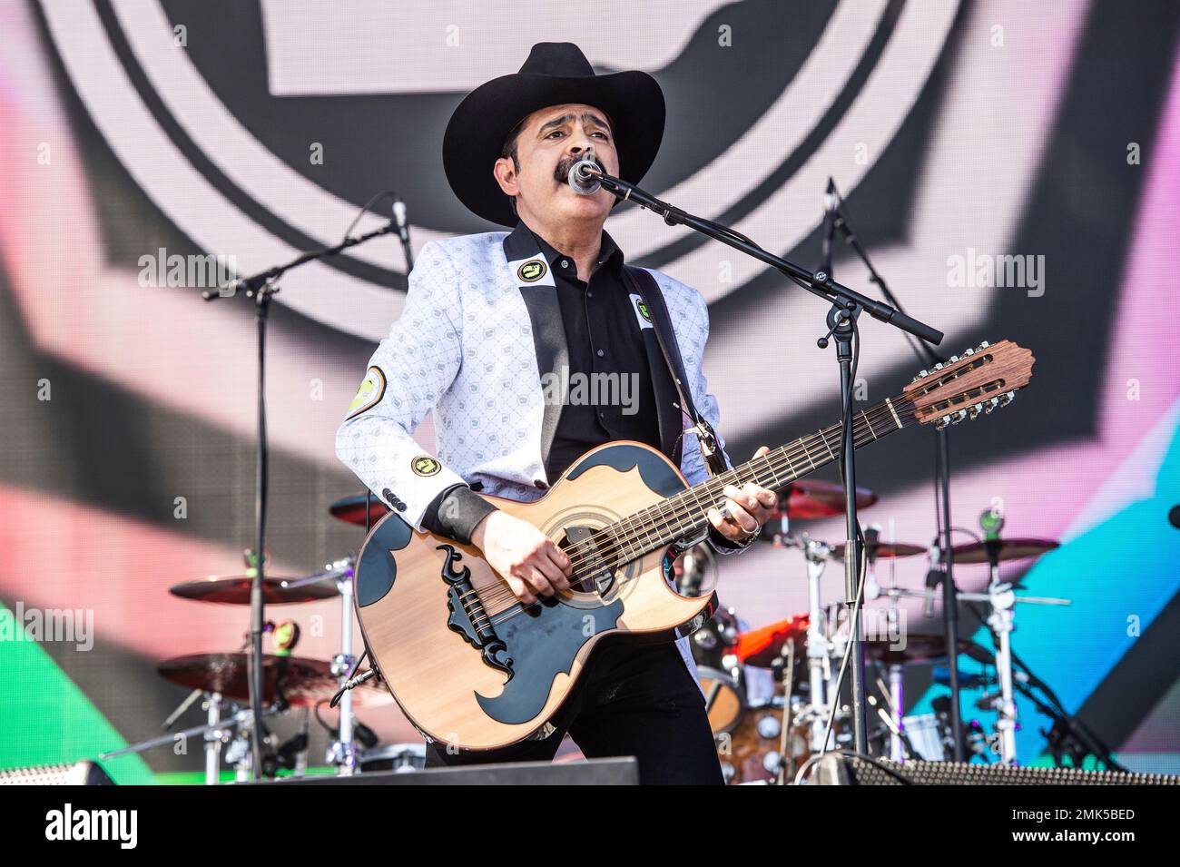Mario Quintero Lara of Los Tucanes de Tijuana performs the Coachella ...
