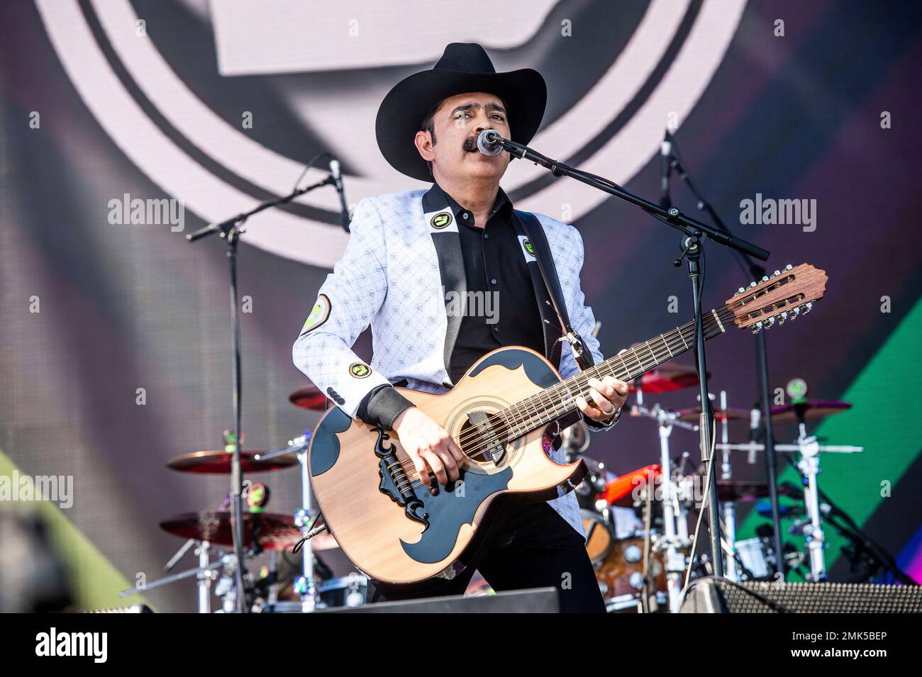 Mario Quintero Lara of Los Tucanes de Tijuana performs the Coachella ...