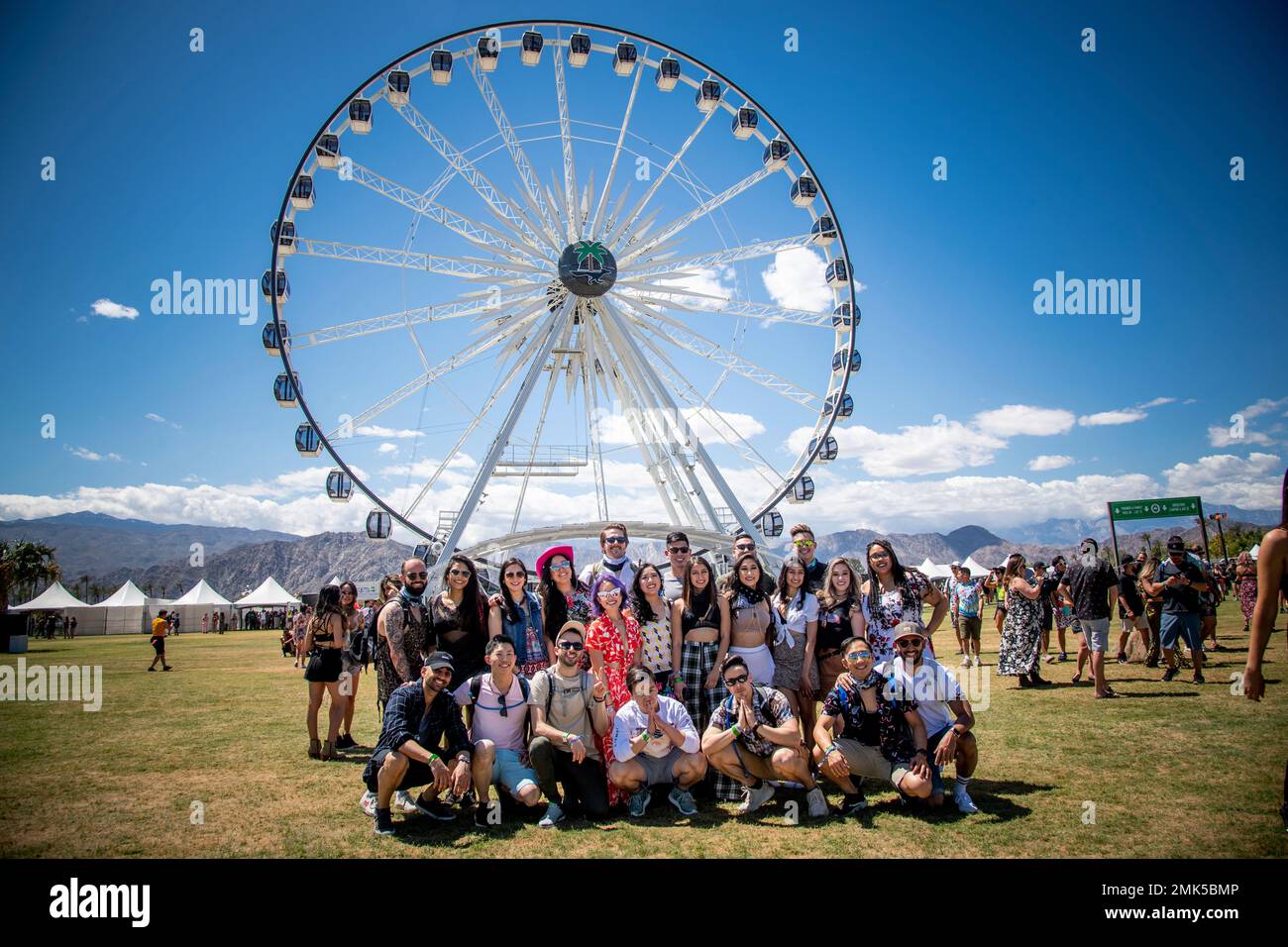 Festival goers attend the Coachella Music & Arts Festival at the Empire ...