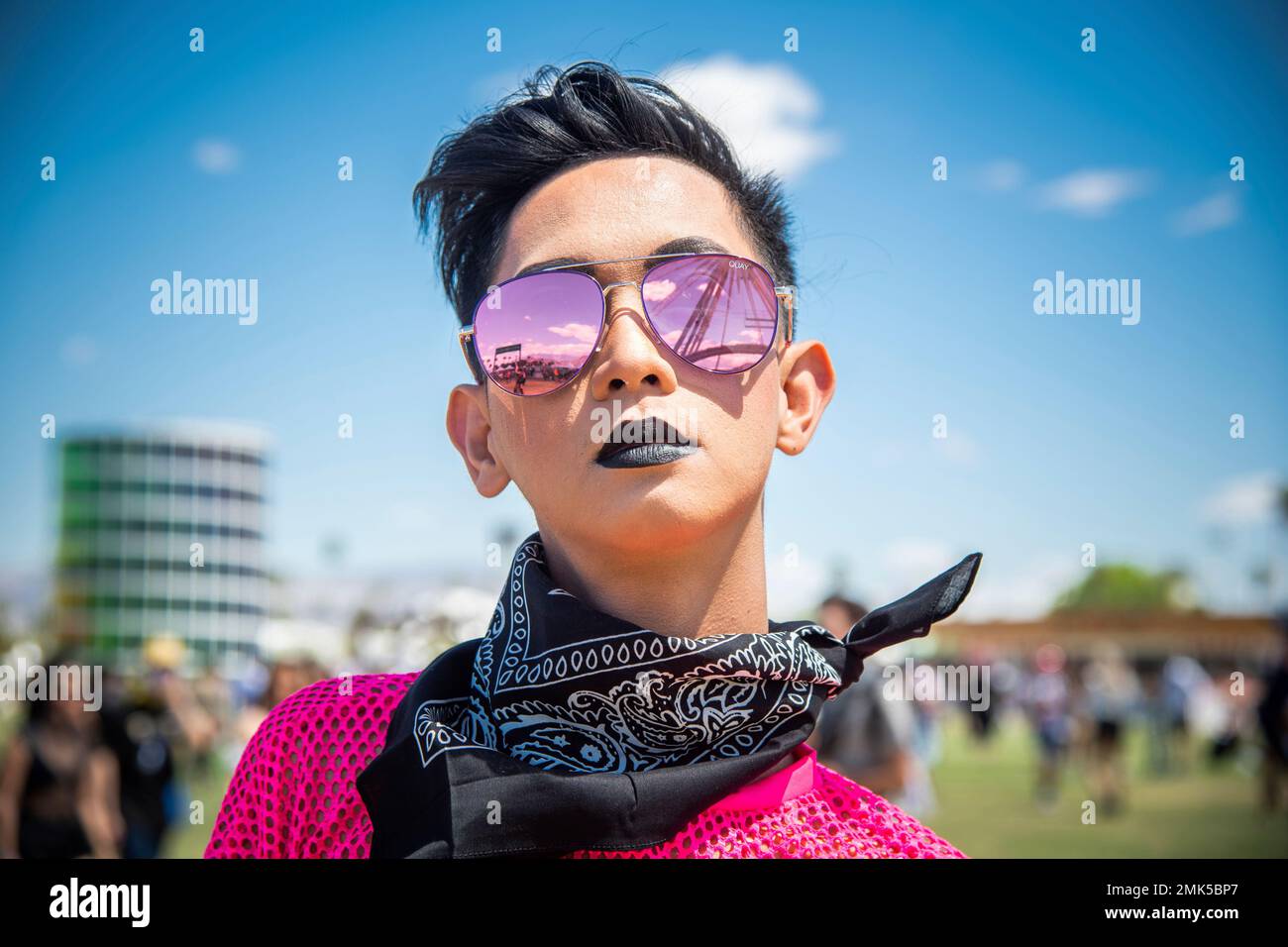 David Gatdula of San Francisco attends the Coachella Music & Arts ...
