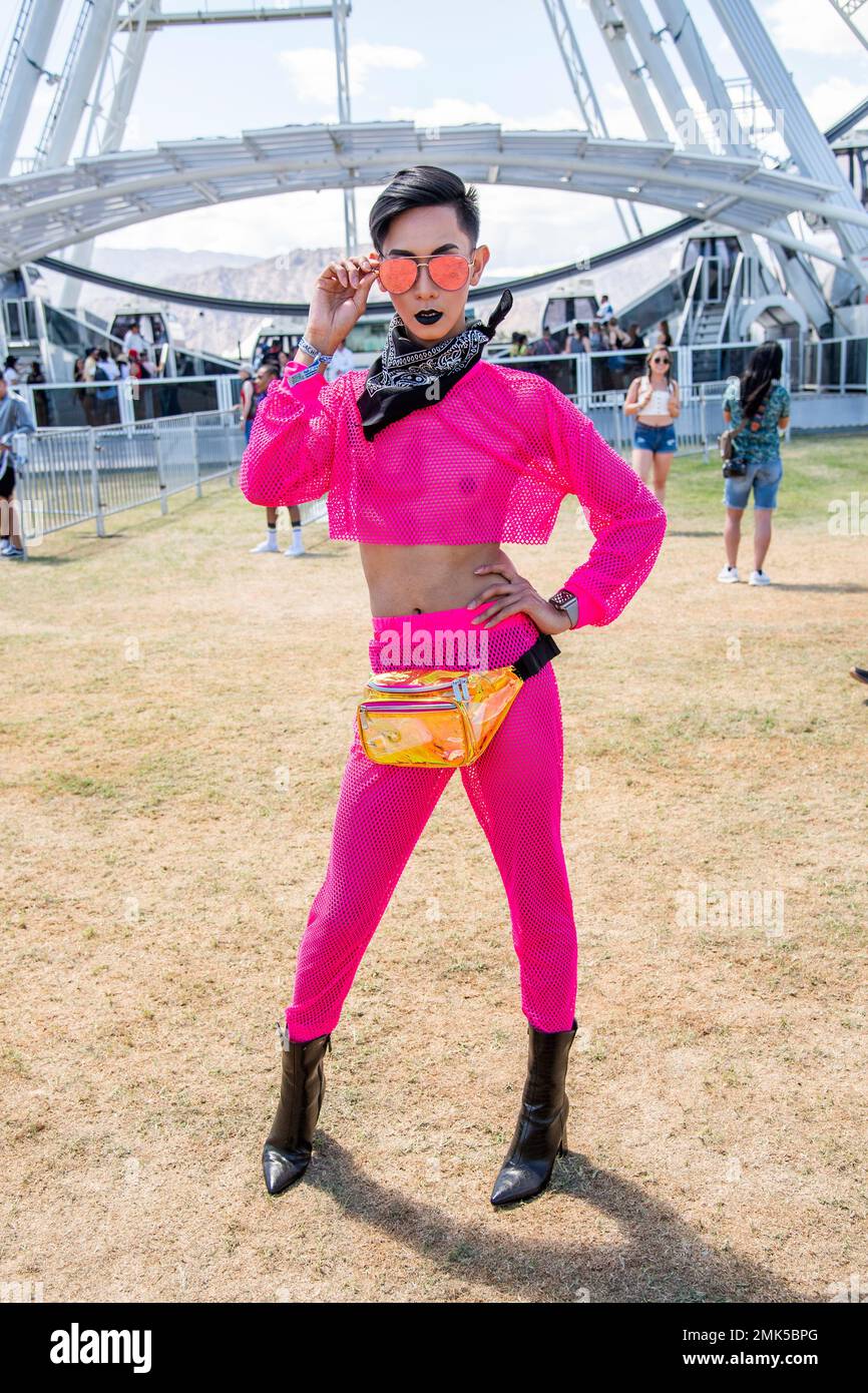 David Gatdula of San Francisco attends the Coachella Music & Arts ...