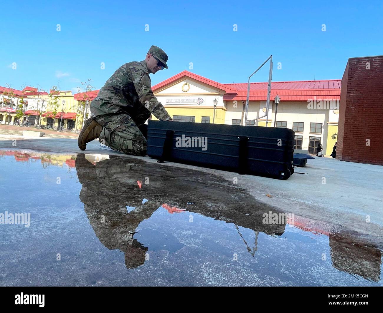 Capt. Anthony Priest, behavior health specialist with 1st Signal ...