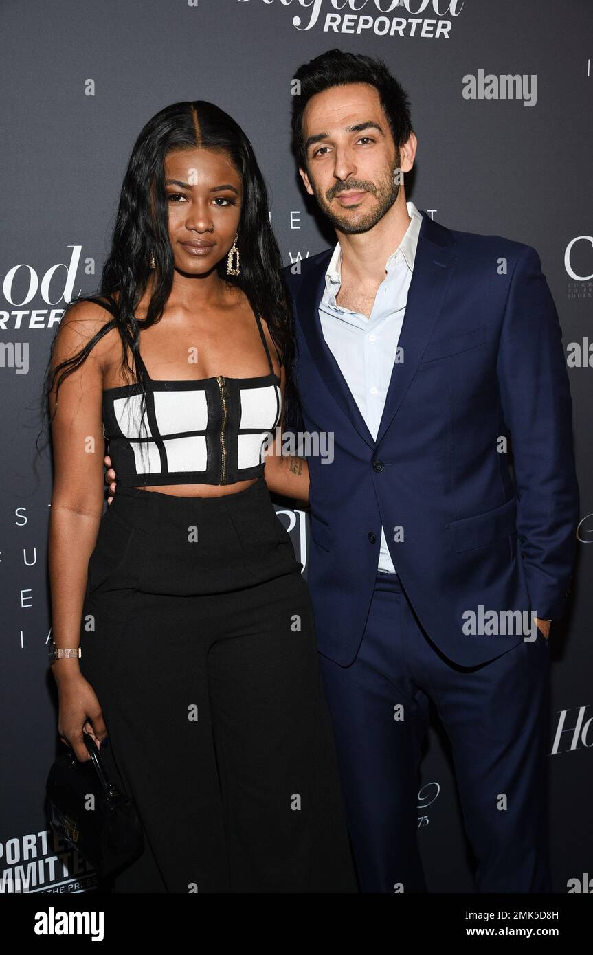 Ornella Suad, left, and Amir Arison attend The Hollywood Reporter's ...
