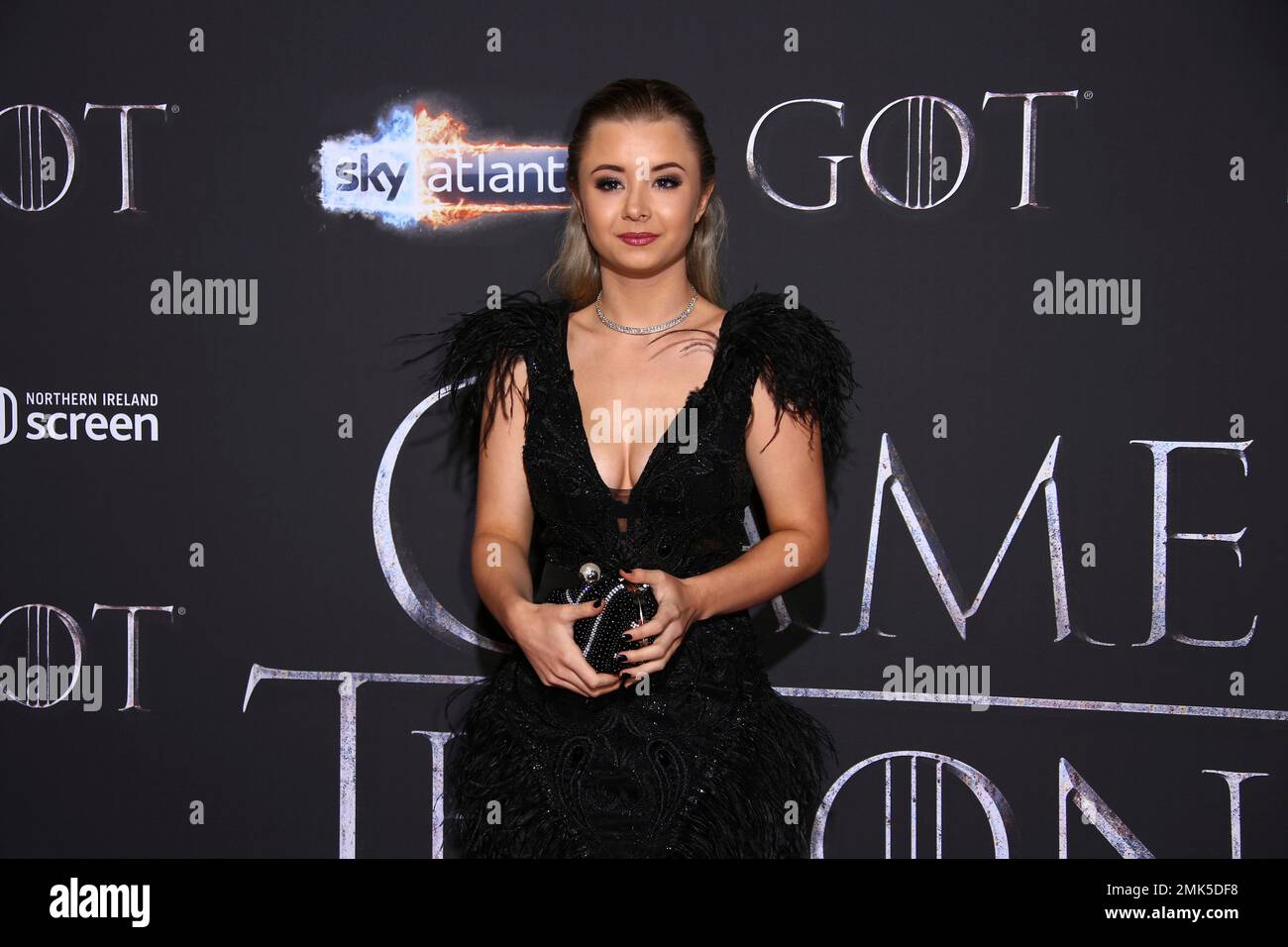 Actress Kerry Ingram poses for photographers at the premiere of season ...