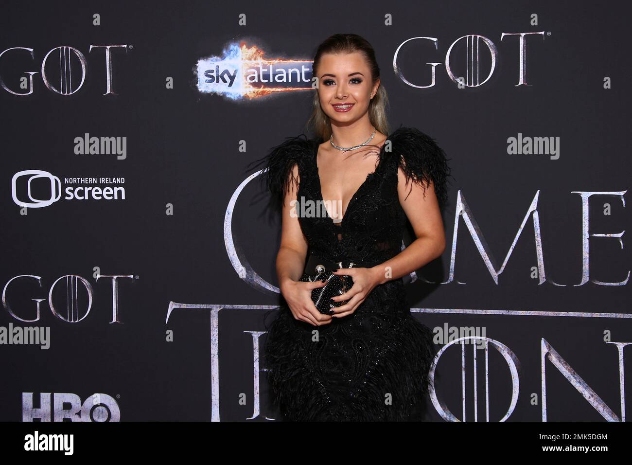 Actress Kerry Ingram poses for photographers at the premiere of season ...