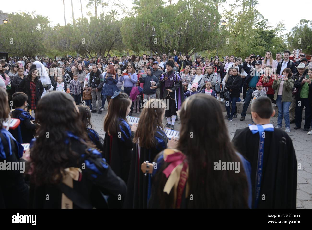 Atmosphere, alley with student and popular party in the streets of ...