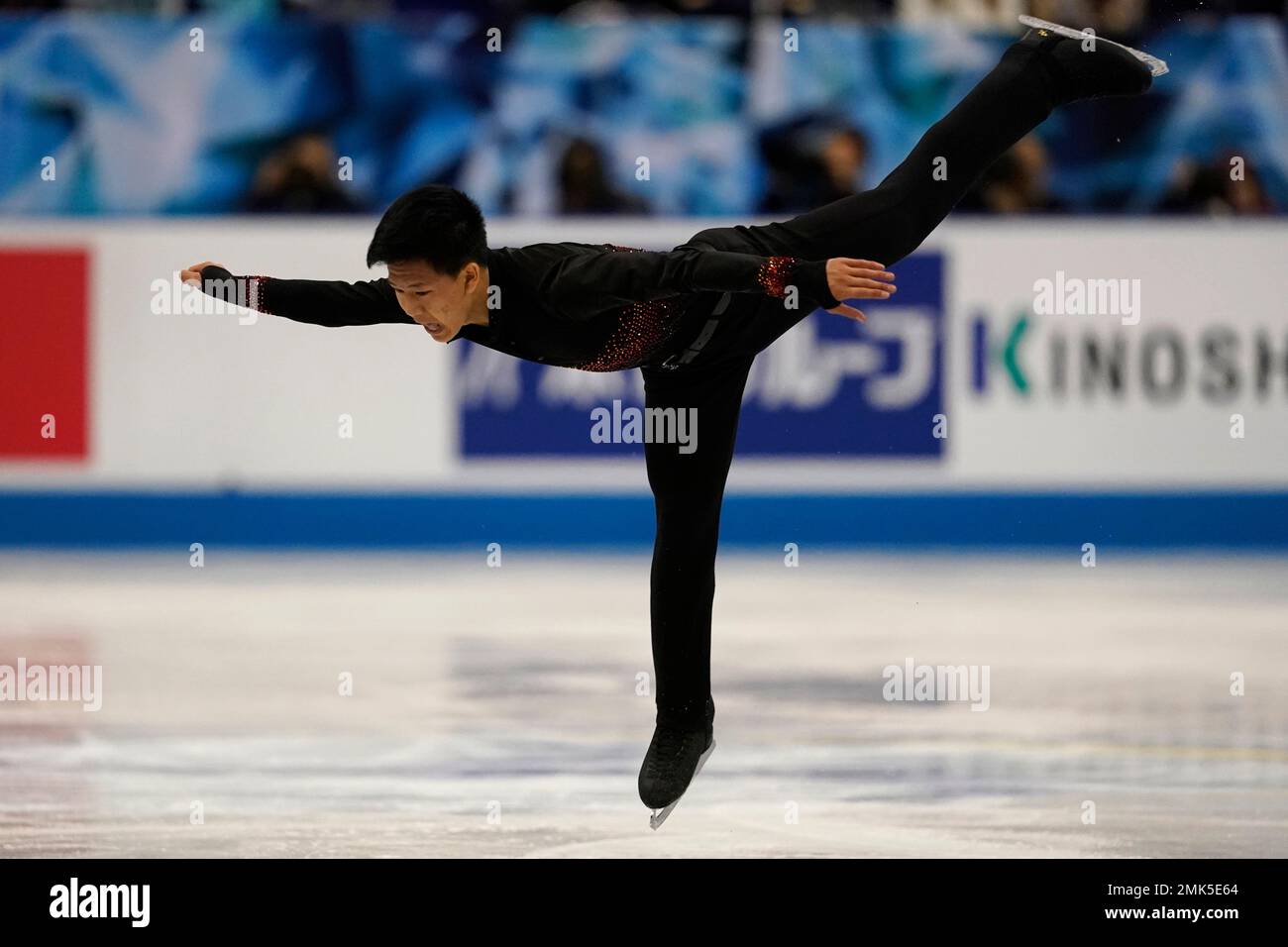 France's Adam Siao Him Fa performs his men's free skating routine ...