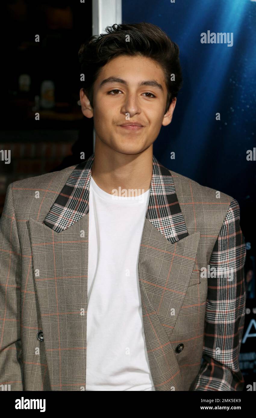 Marcel Ruiz arrives at the LA Premiere of "Breakthrough" at the Regency ...