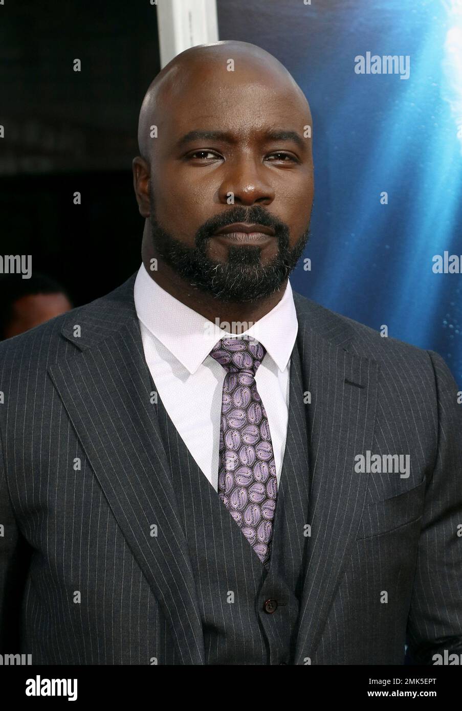 Mike Colter arrives at the LA Premiere of "Breakthrough" at the Regency ...