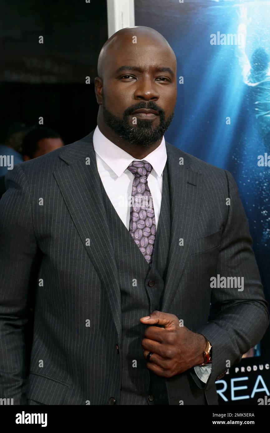 Mike Colter arrives at the LA Premiere of "Breakthrough" at the Regency ...