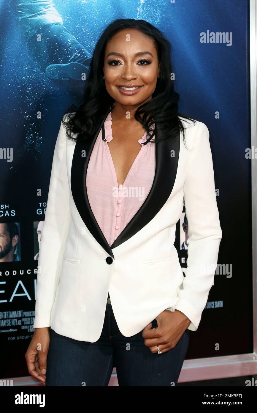 Malina Moye arrives at the LA Premiere of "Breakthrough" at the Regency ...
