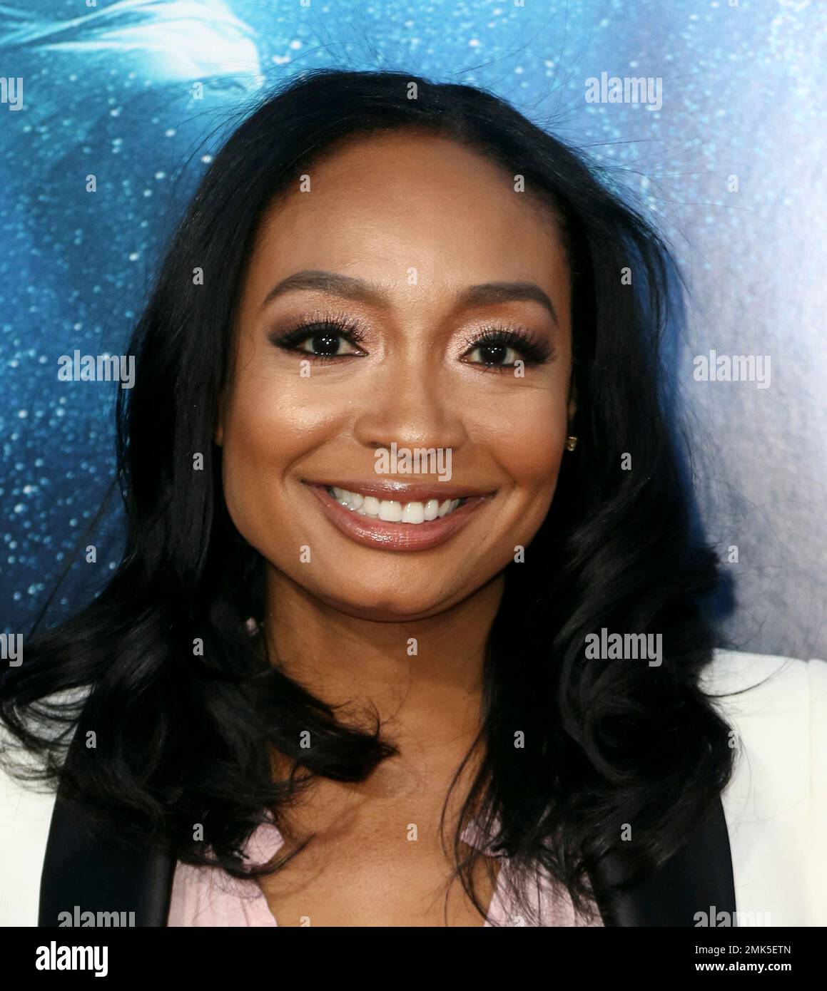 Malina Moye arrives at the LA Premiere of "Breakthrough" at the Regency ...