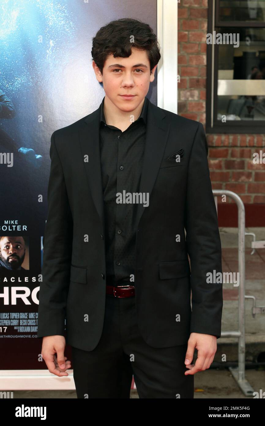 Nikolas Dukic arrives at the LA Premiere of "Breakthrough" at the ...