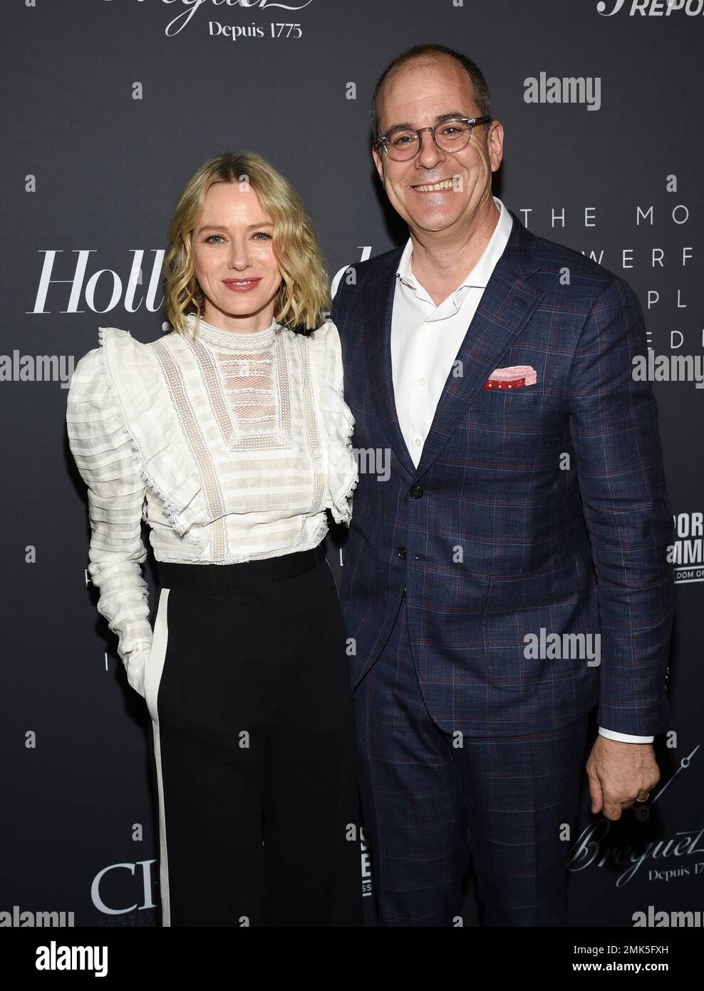 Actress Naomi Watts, left, and chairman and CEO of Showtime Networks ...