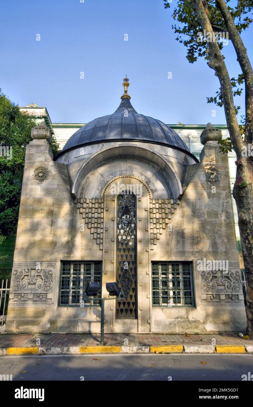 Sheikh Zafir Tomb, located in Istanbul, Turkey, was built in 1904 Stock ...