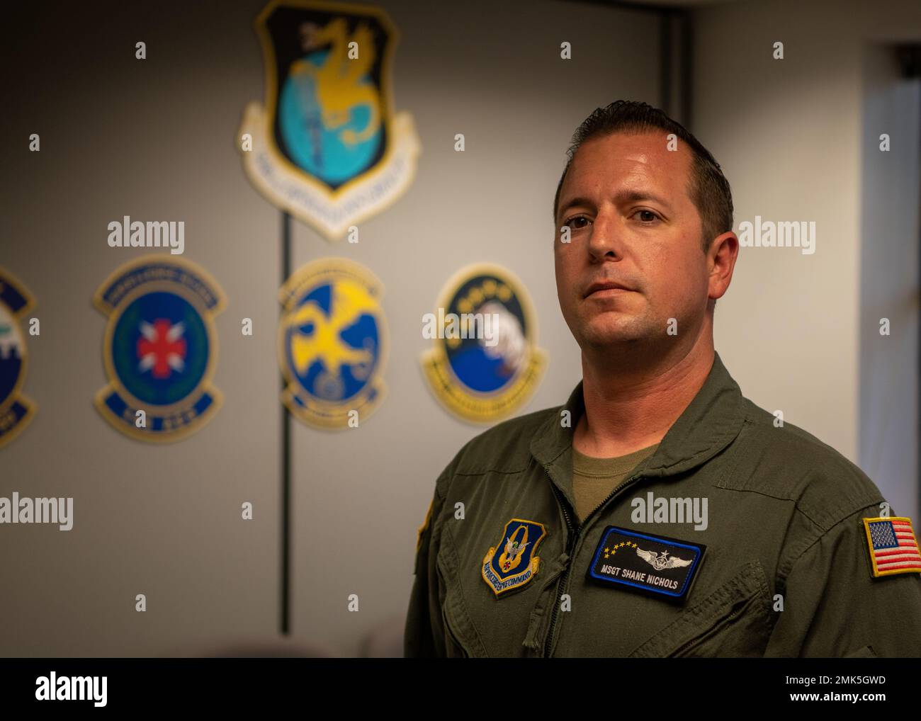 Master Sgt. Shane Nichols, 349th Operations Support Squadron chief of ...