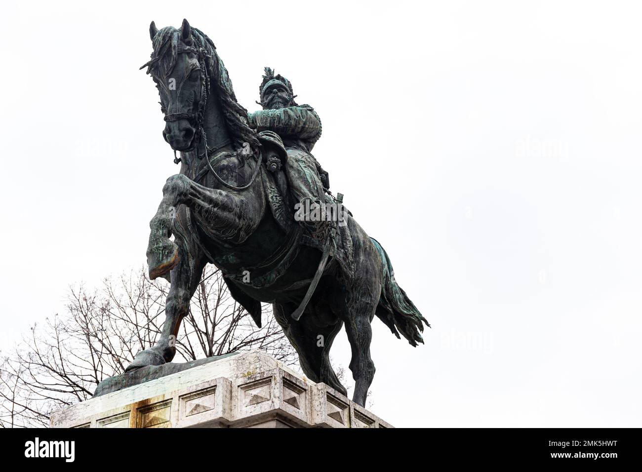 Vittorio Emanuele II equestrian statue in Piazza Bra, Verona, Italy ...