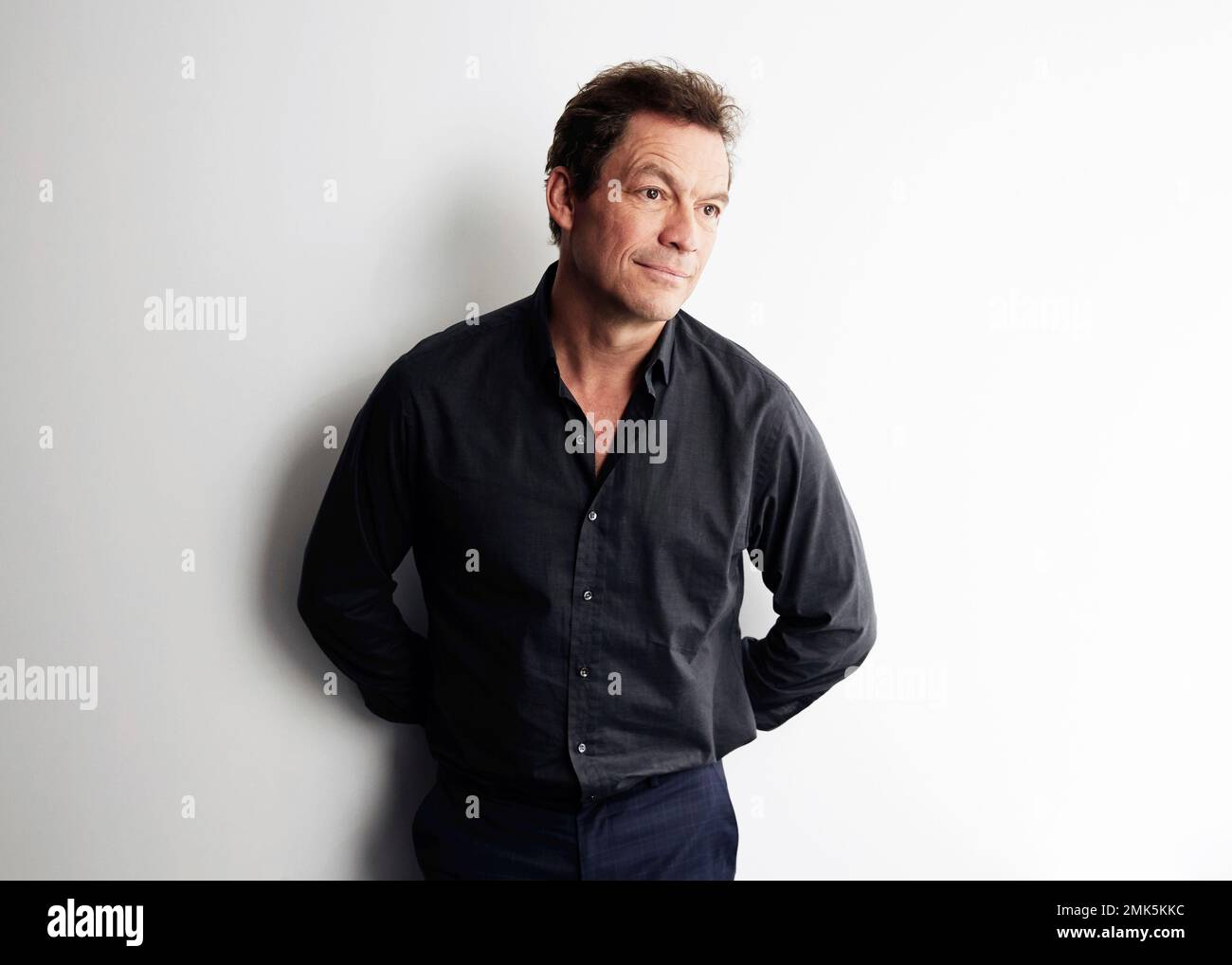 This April 8, 2019 photo show actors Dominic West posing for a portrait ...