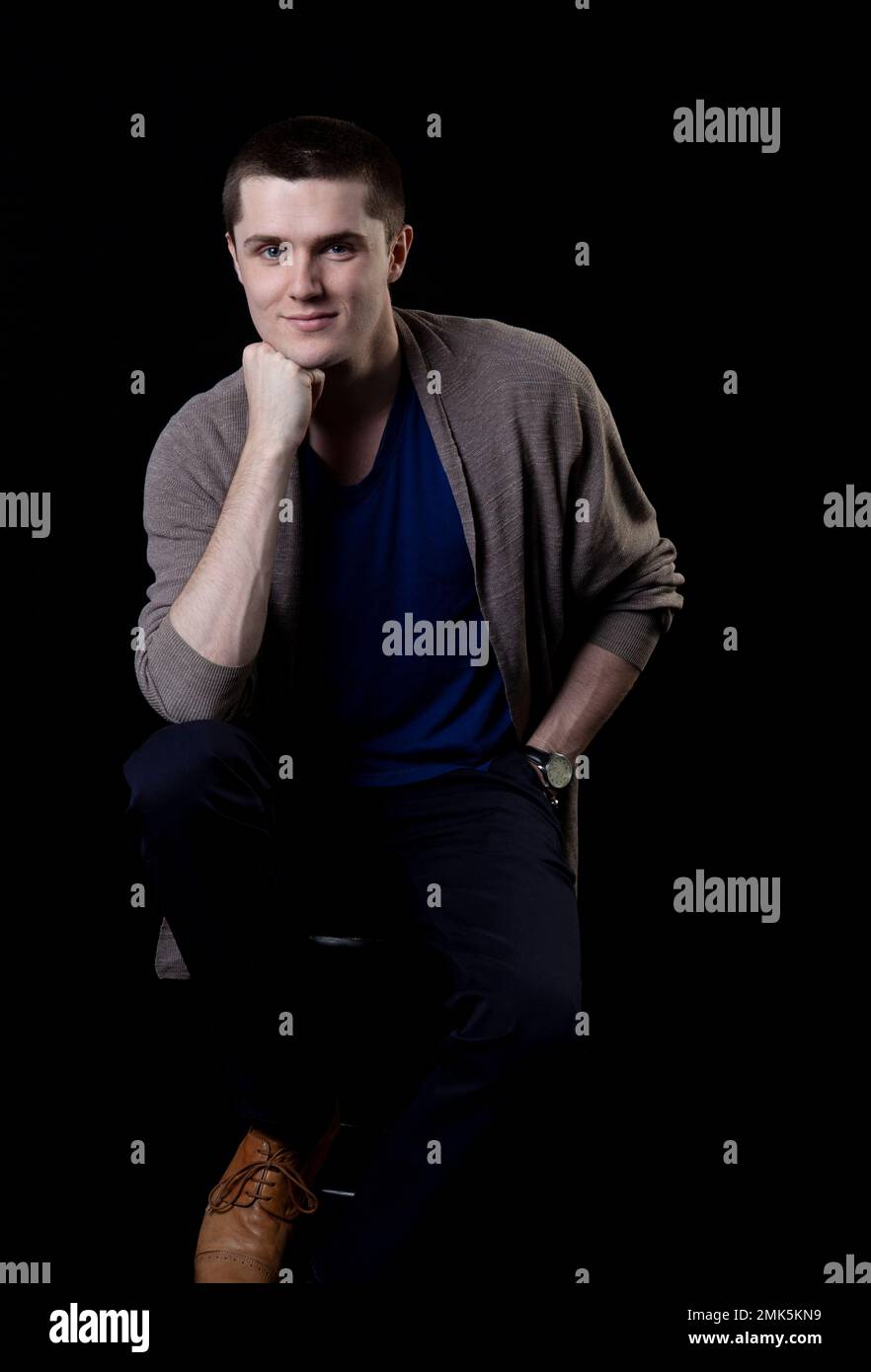 This March 29, 2019 photo shows actor Eugene Simon, who portrayed ...