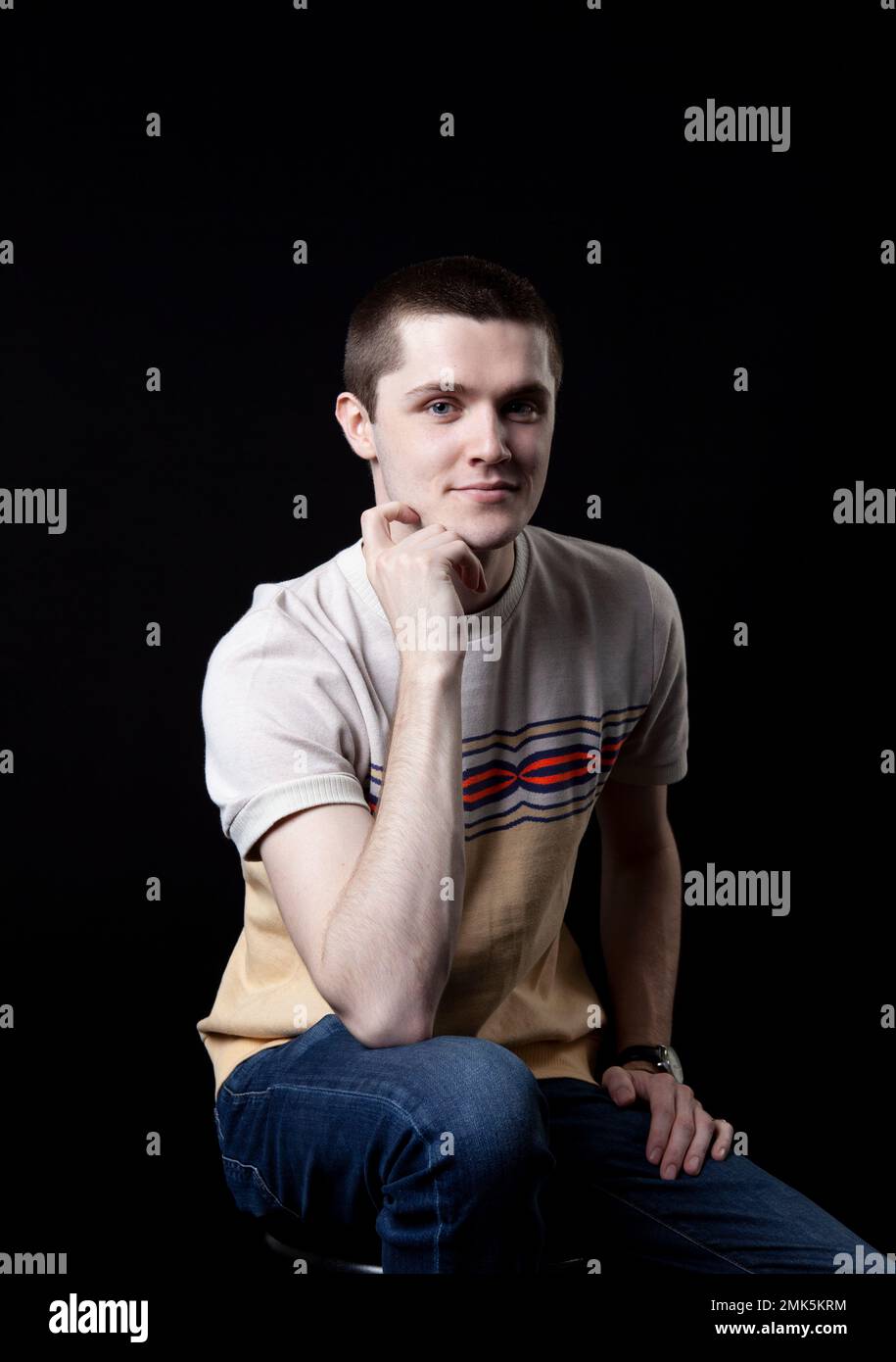 This March 29, 2019 photo shows actor Eugene Simon, who portrayed ...