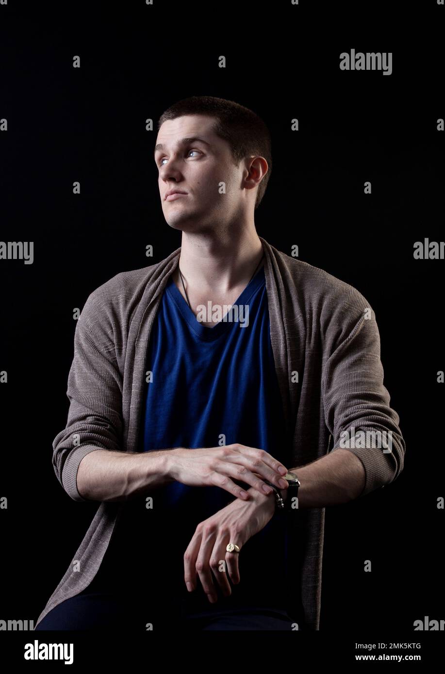 This March 29, 2019 photo shows actor Eugene Simon, who portrayed ...