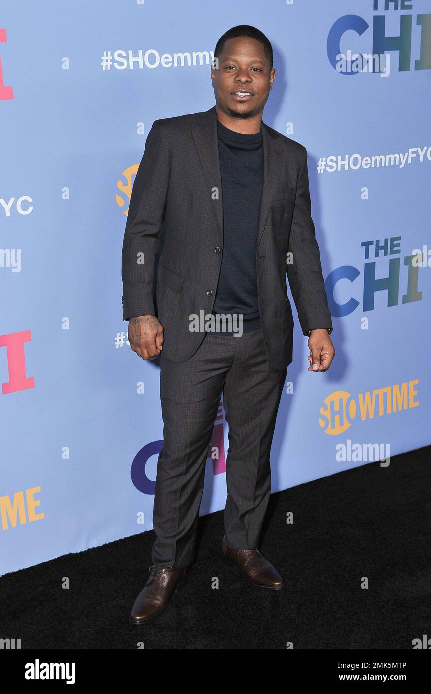 Jason Mitchell attend "The Chi" FYC Event at the Pacific Design Center ...