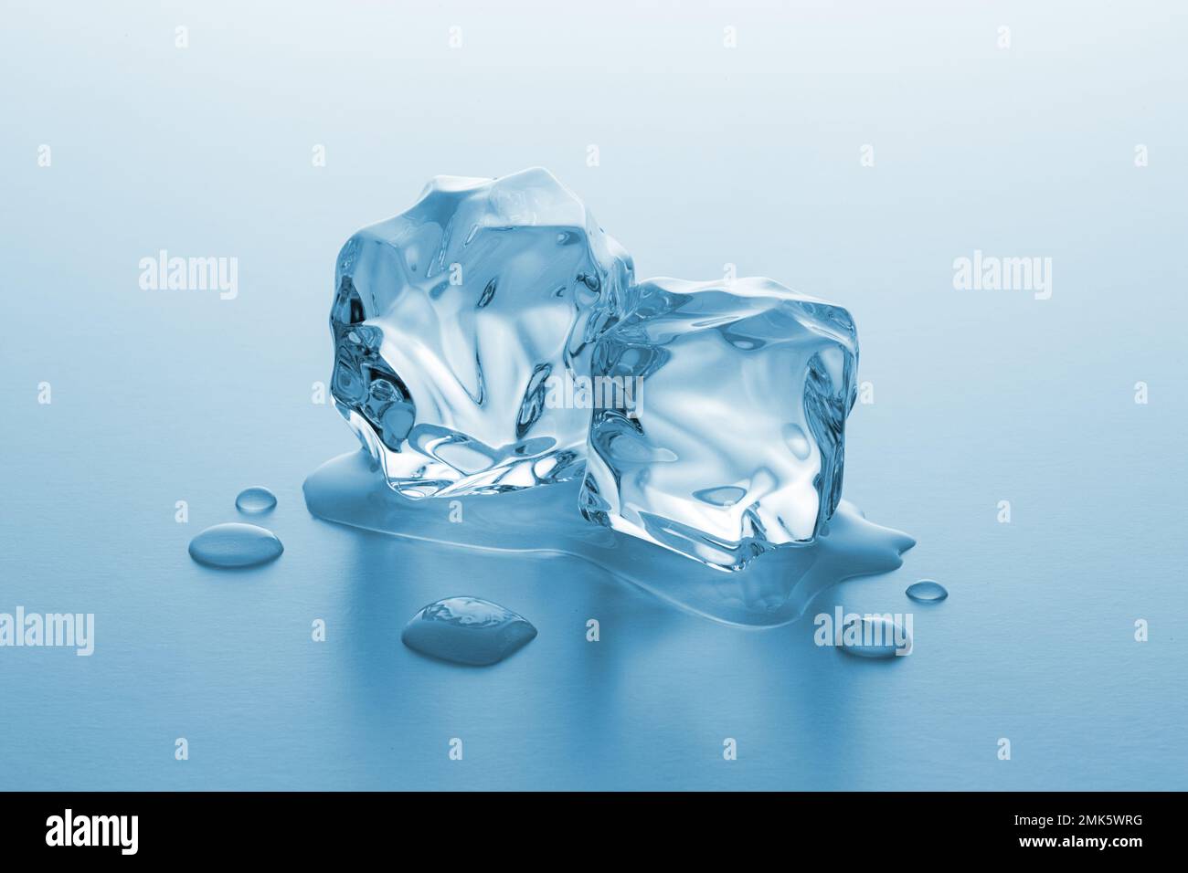 ice rocks in melting water Stock Photo - Alamy