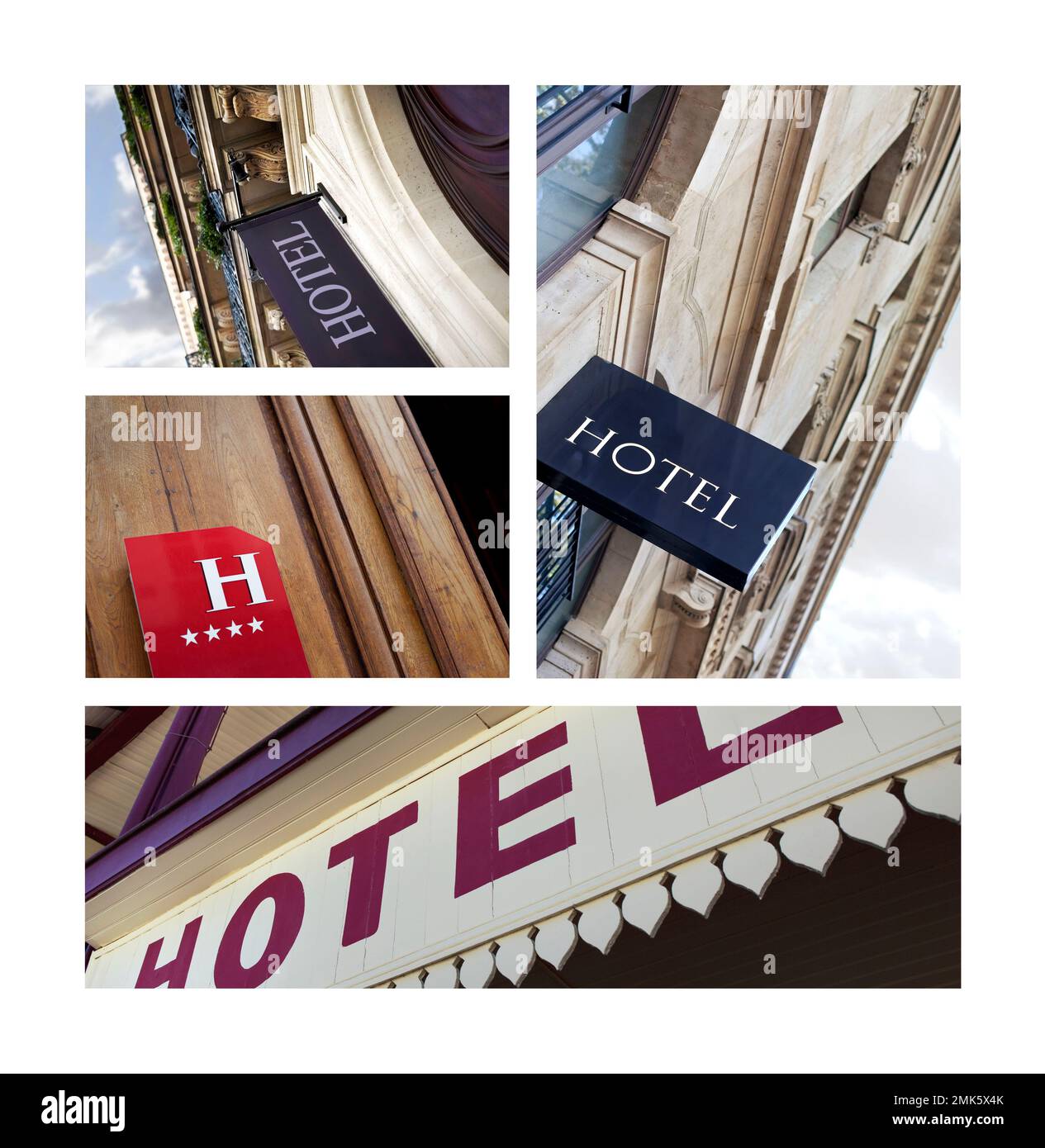 Welcome sign on building Cut Out Stock Images & Pictures - Alamy