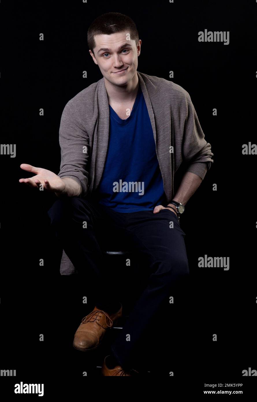 This March 29, 2019 photo shows actor Eugene Simon, who portrayed ...