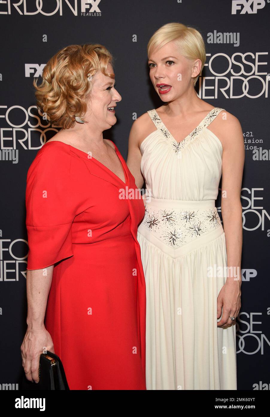 Co-executive producer Nicole Fosse, left, and actress Michelle Williams ...