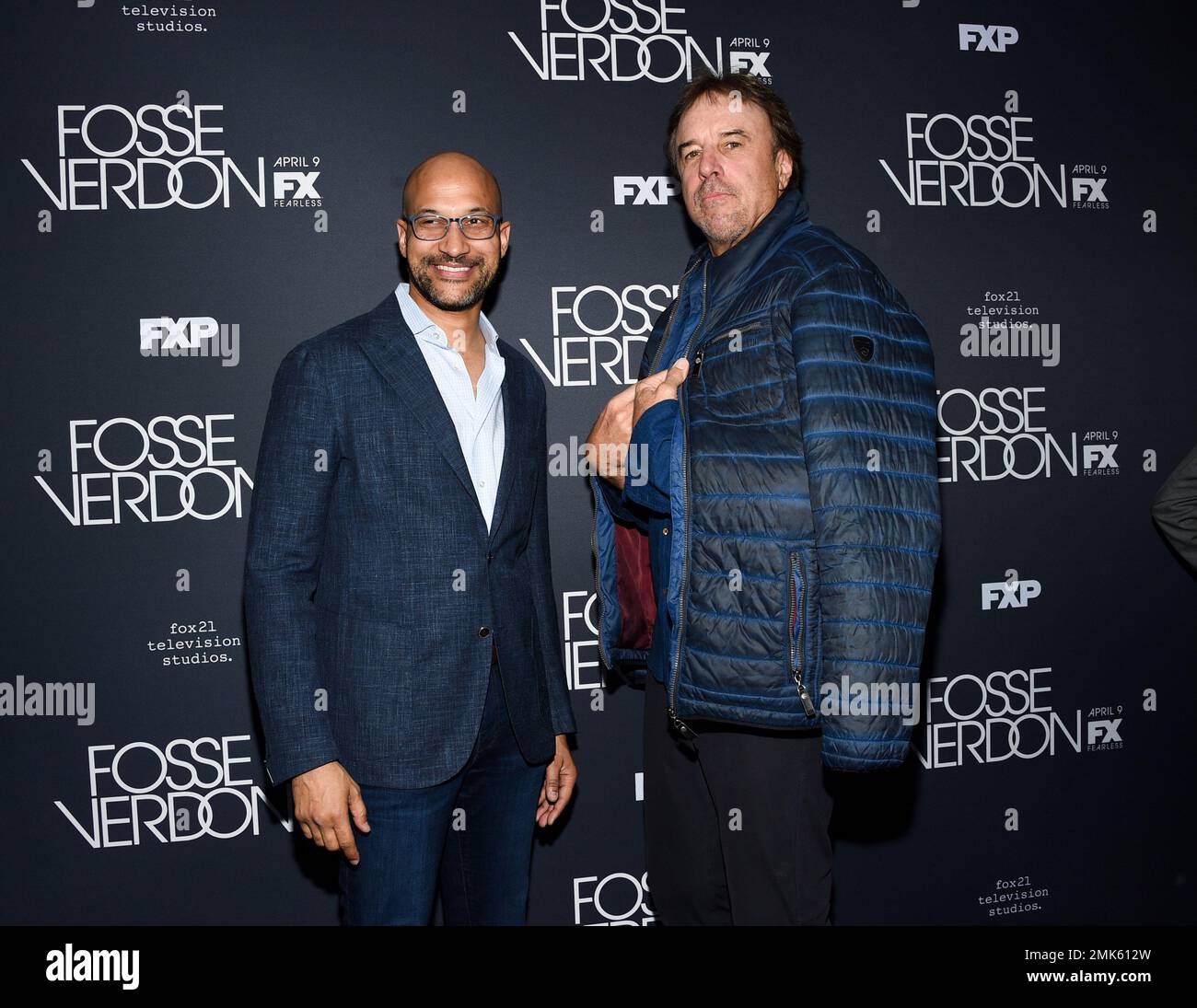 Actors Keegan-Michael Key, left, and Kevin Nealon attend the premiere ...