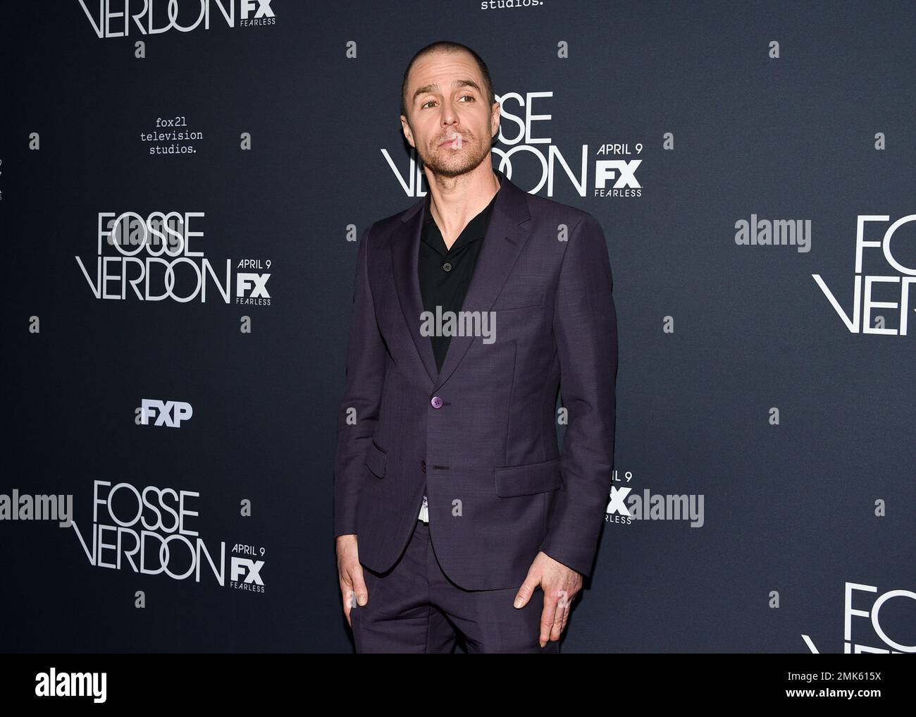 Actor Sam Rockwell attends the premiere screening of FX's "Fosse/Verdon ...